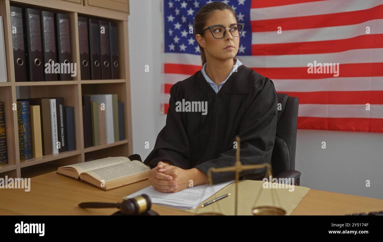 Female judge wearing robe hi-res stock photography and images - Alamy