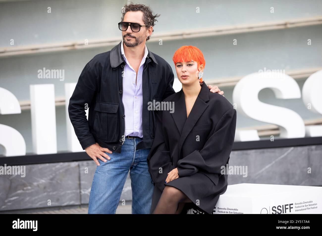 Paco Leon and Dora Postigo attended 'Rainbow' Photocall during 70th San ...