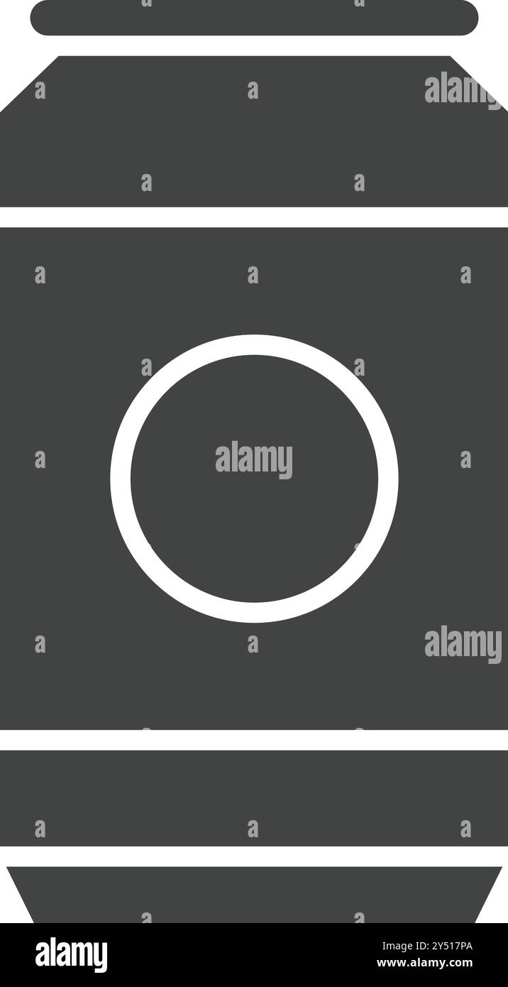 Can icon vector image. Suitable for mobile application web application and print media Stock ...
