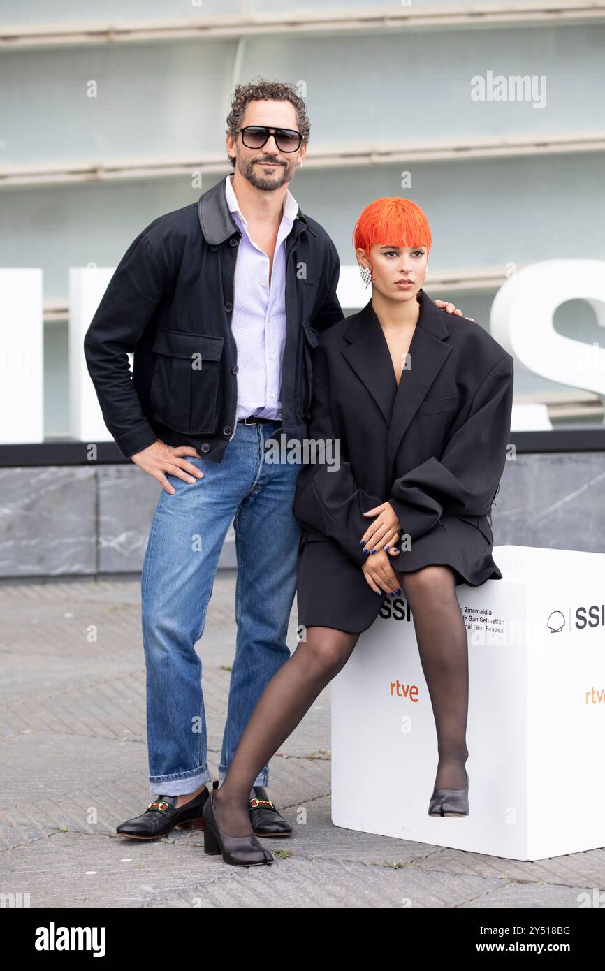 Paco Leon and Dora Postigo attended 'Rainbow' Photocall during 70th San ...