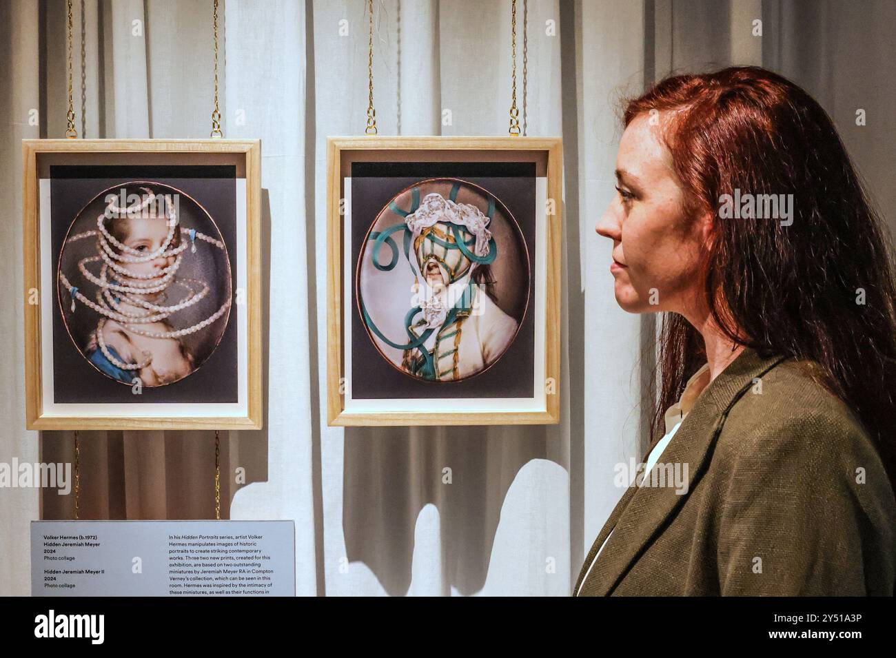 Compton Verney Warwickshire, UK. 20th Sep, 2024. Volker Hermes Hidden Jeremiah Meyer, I and II ...