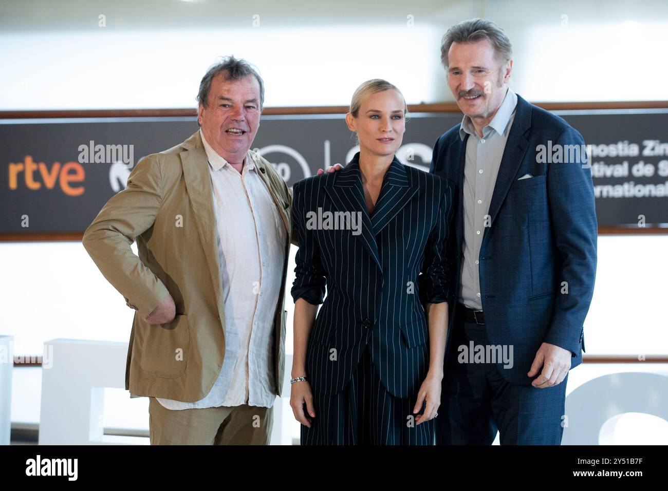 Neil Jordan, actress Diane Kruger and actor Liam Neeson attended ...