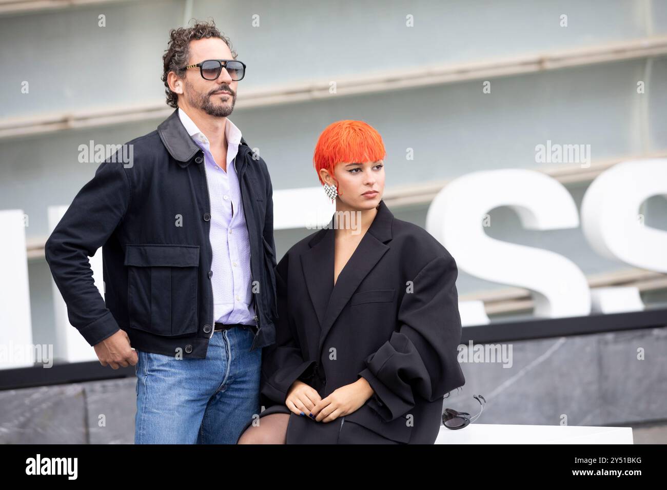Paco Leon and Dora Postigo attended 'Rainbow' Photocall during 70th San ...