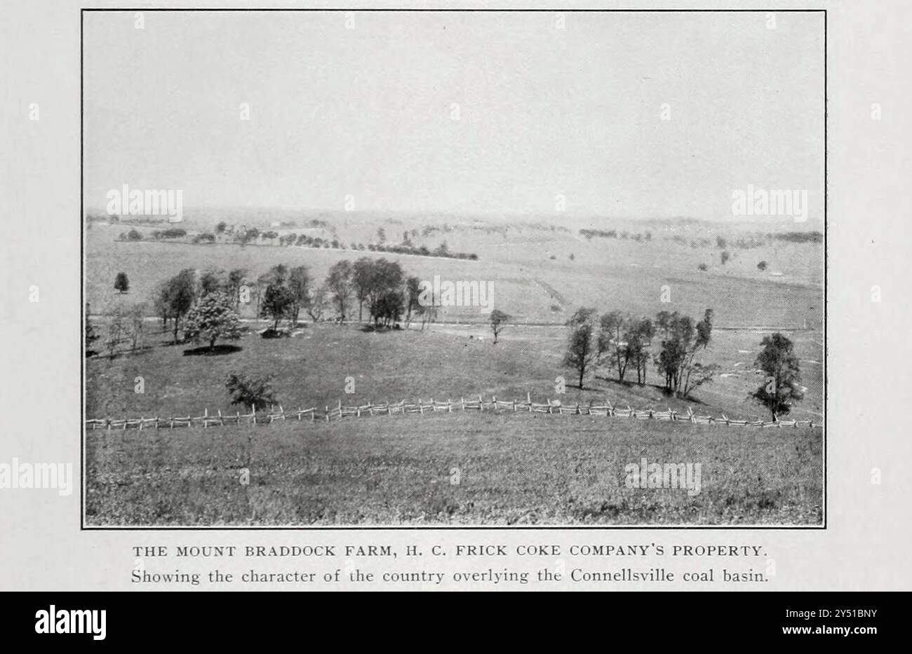 The Mount Braddock Farm H.C. Frick coke company's property from the ...