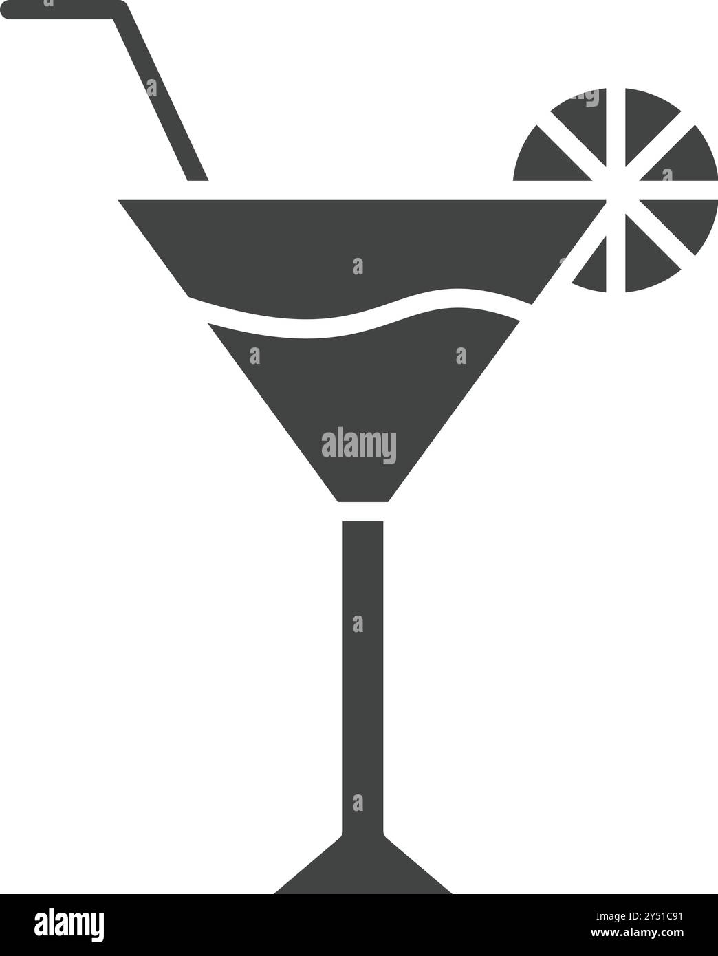 Cocktail icon vector image. Suitable for mobile application web application and print media ...