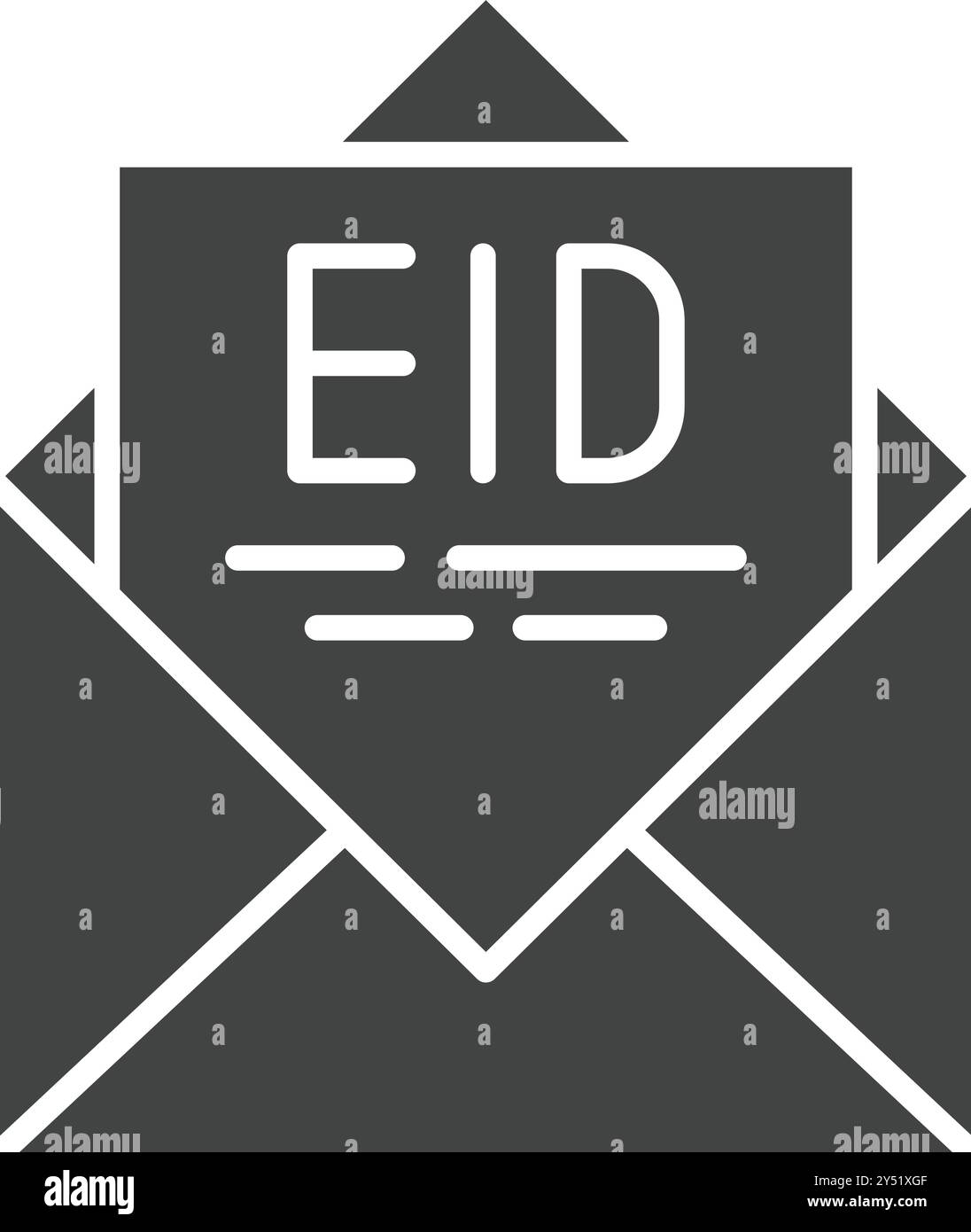 Eid Mubarak icon vector image. Suitable for mobile application web ...
