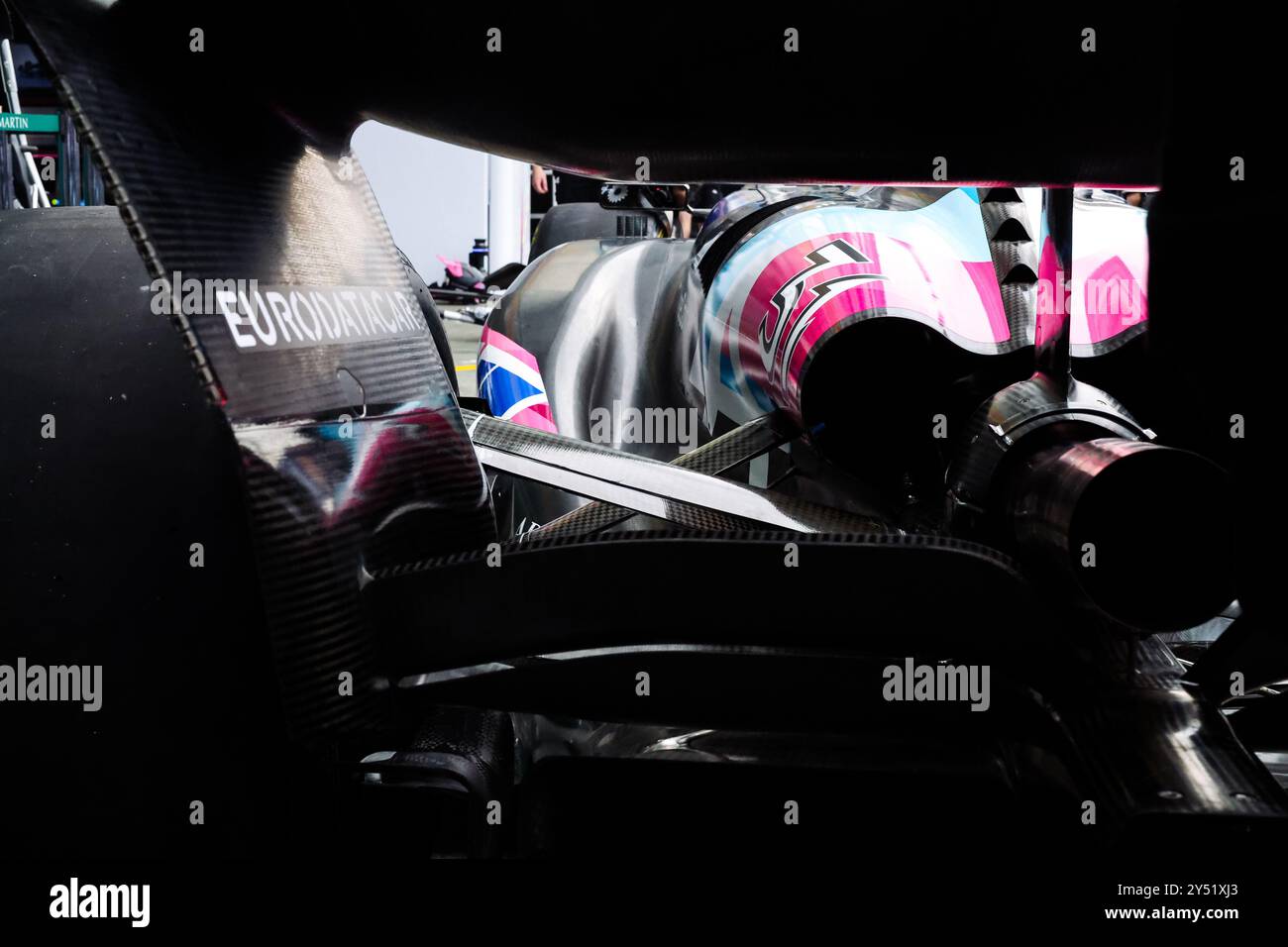 Singapore, 20/09/2024, Singapore, 20/09/2024, Rear wing of Alpine F1 ...