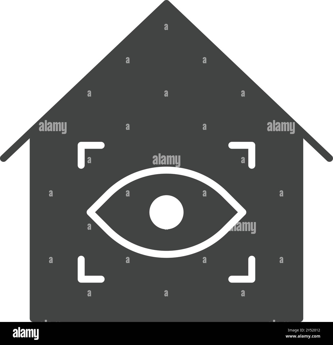 Eye Scanner icon vector image. Suitable for mobile application web application and print media ...