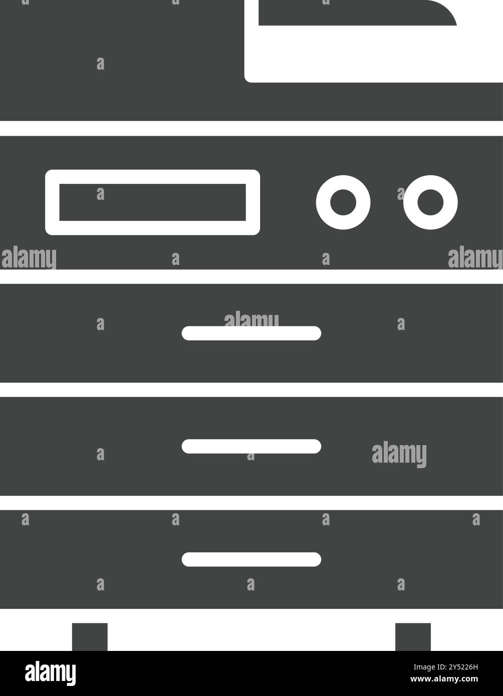 Printer duplicator Stock Vector Images - Alamy