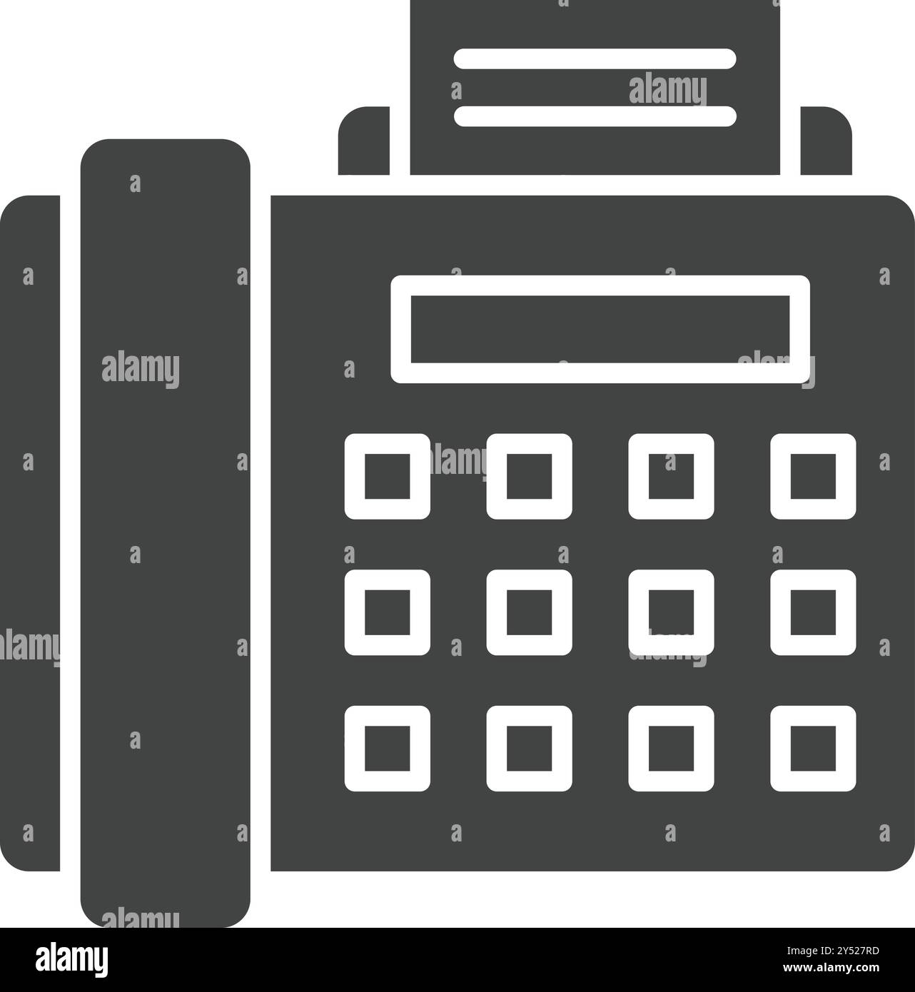 Fax icon vector image. Suitable for mobile application web application ...