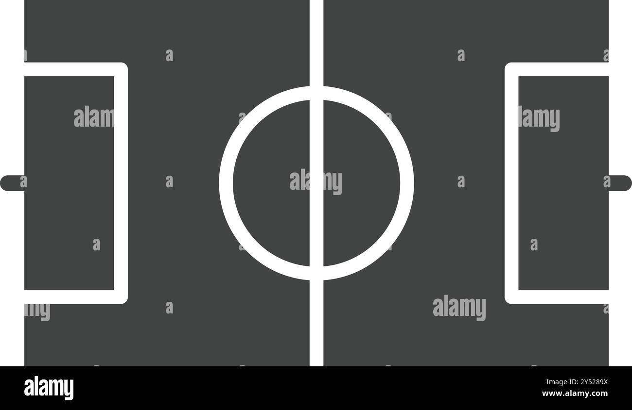 Football Field icon vector image. Suitable for mobile application web ...