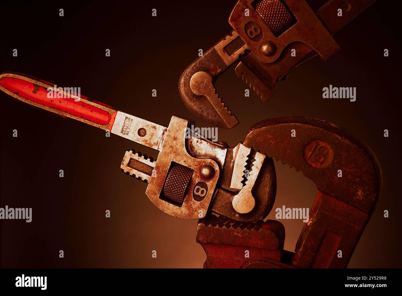 Pipe wrenches hi-res stock photography and images - Alamy