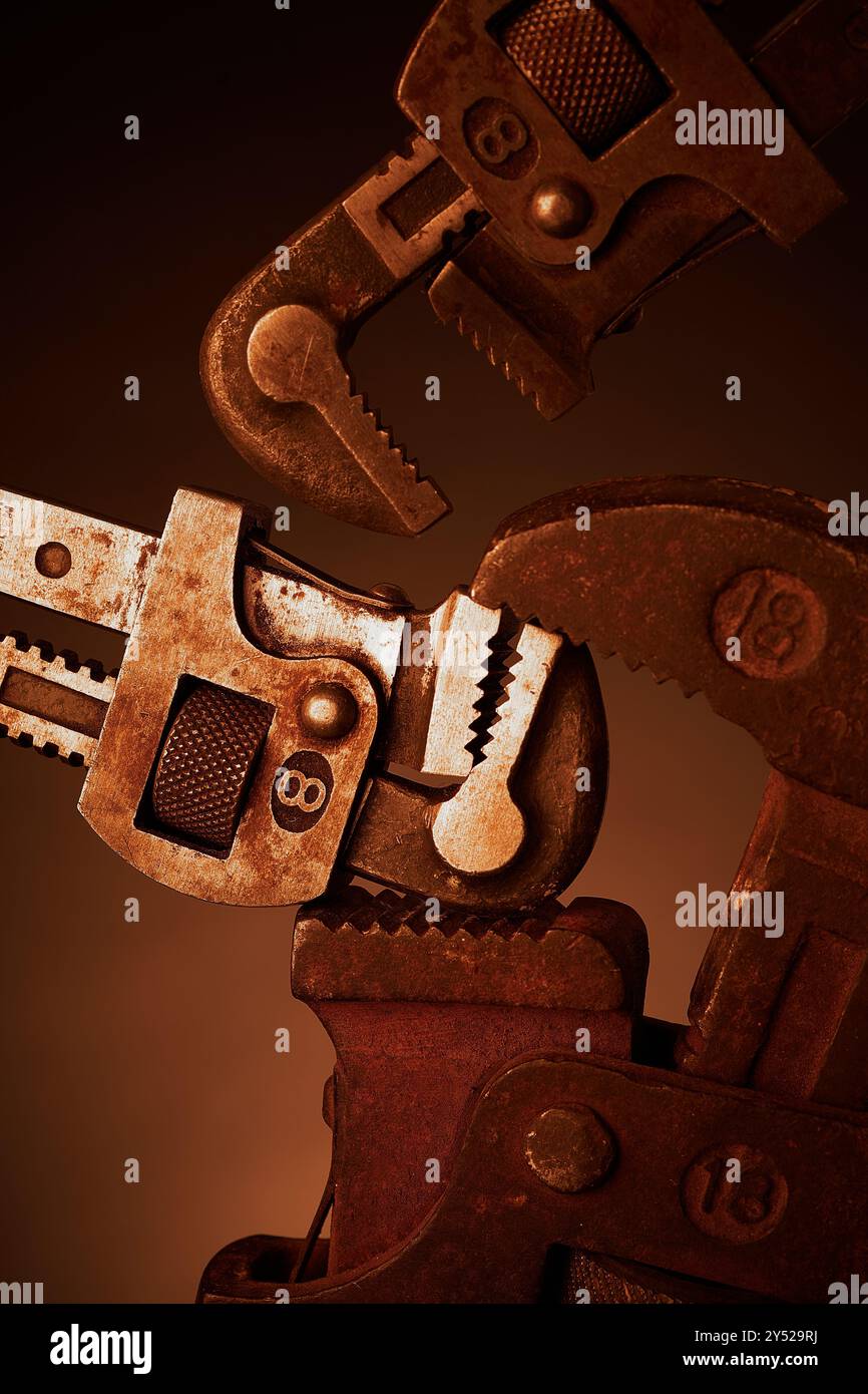 Pipe wrenches hi-res stock photography and images - Alamy