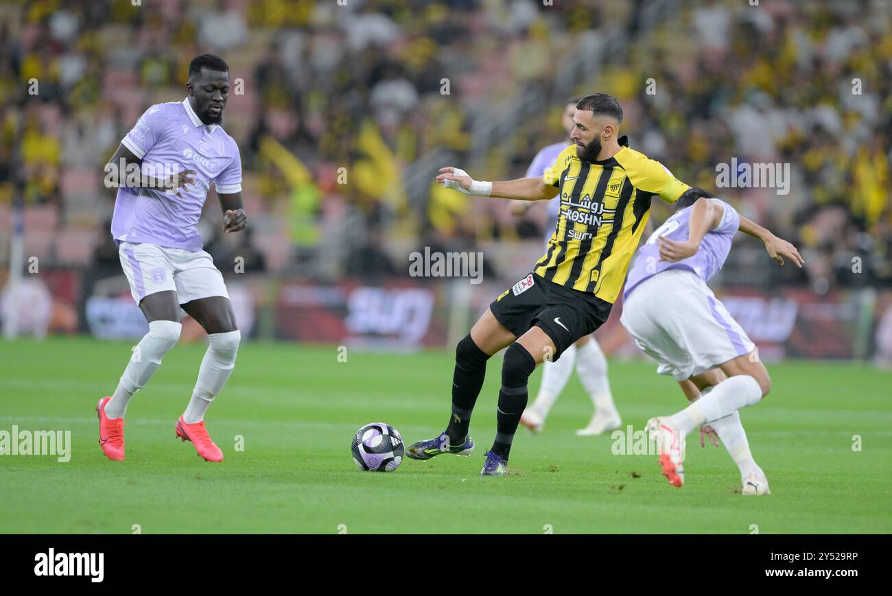 JEDDAH, SAUDI ARABIA - AUGUST 29: Karim Benzema during the Al Ittihad v ...