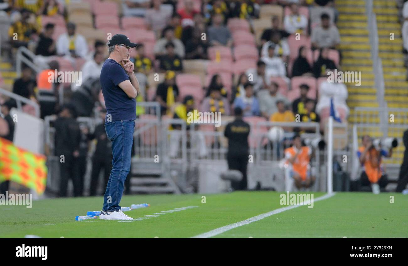 JEDDAH, SAUDI ARABIA - AUGUST 29: Laurent Blanc, head coach of Al ...