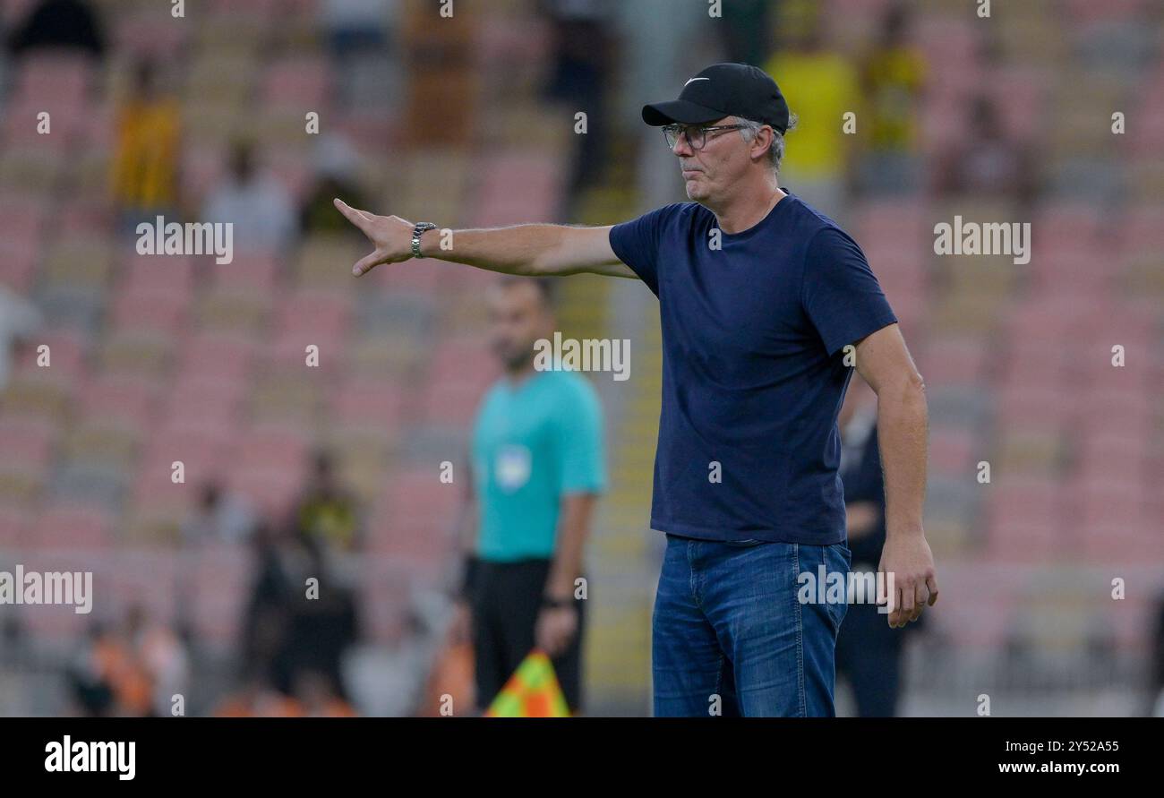 JEDDAH, SAUDI ARABIA - AUGUST 29: Laurent Blanc, head coach of Al ...