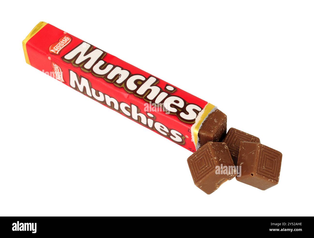 Nestle Munchies milk chocolate covered soft caramel sweets with a crisp biscuit centre first ...