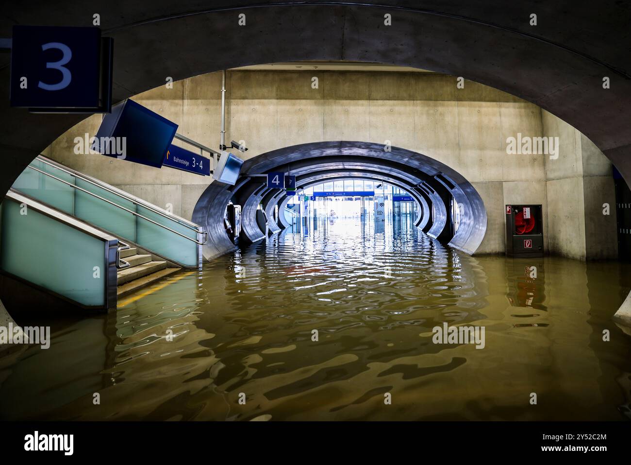Tullnerfeld, Austria. 18th Sep, 2024. The extent of the damage caused ...
