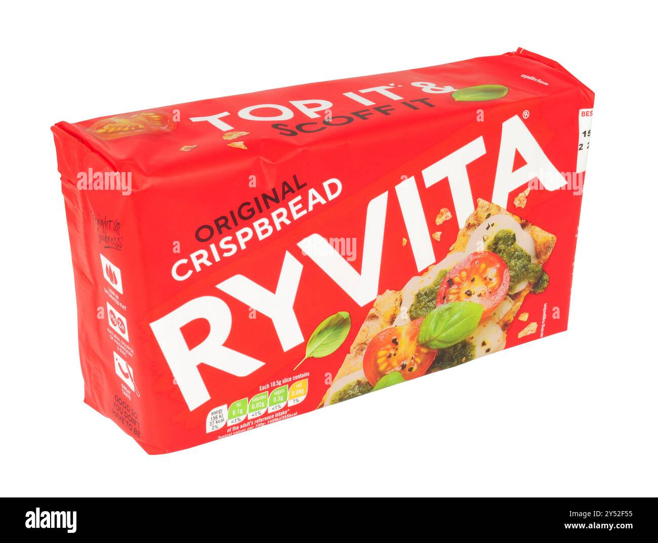 Ryvita original crispy rye crispbread in a 250g pack Stock Photo - Alamy