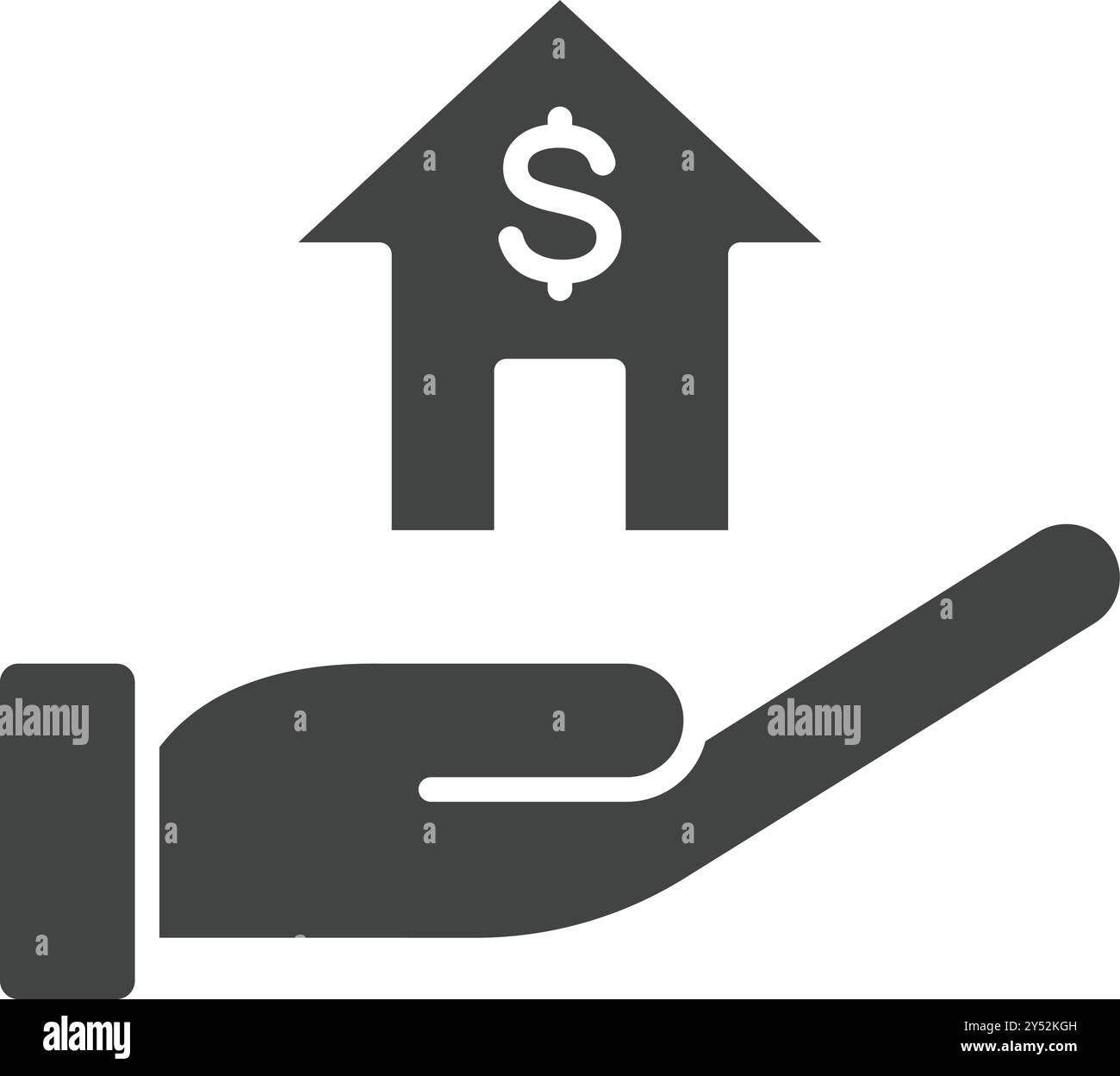 Home Loan icon vector image. Suitable for mobile application web ...
