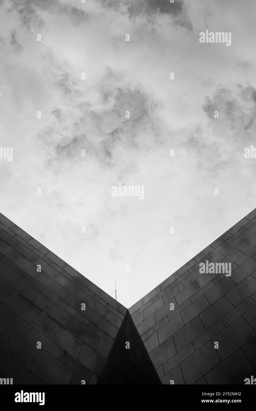 Sky cloud reflections on Black and White Stock Photos & Images - Alamy