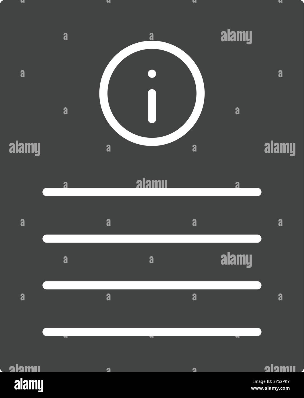 Information icon vector image. Suitable for mobile application web application and print media ...