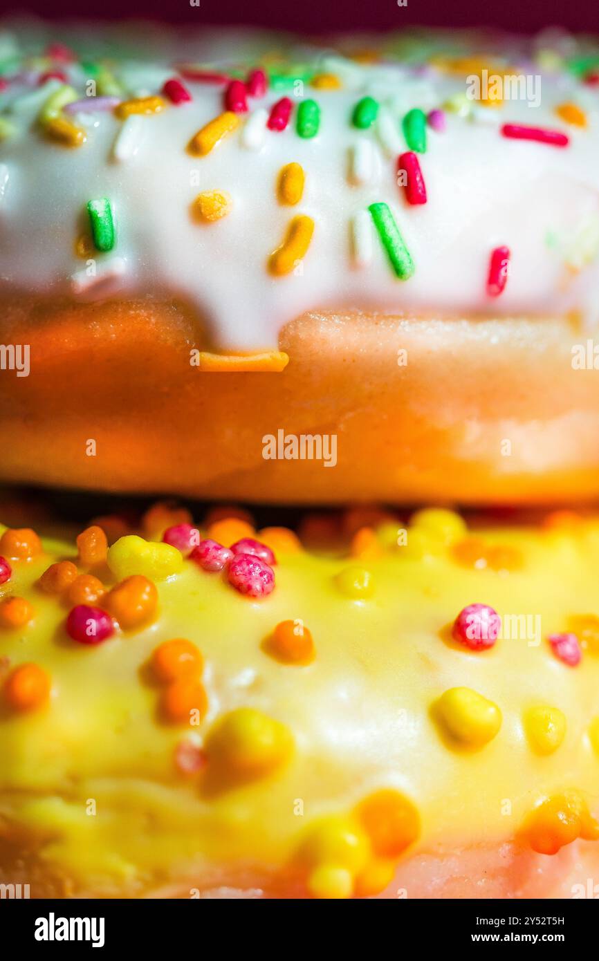Close up banana donut hi-res stock photography and images - Alamy