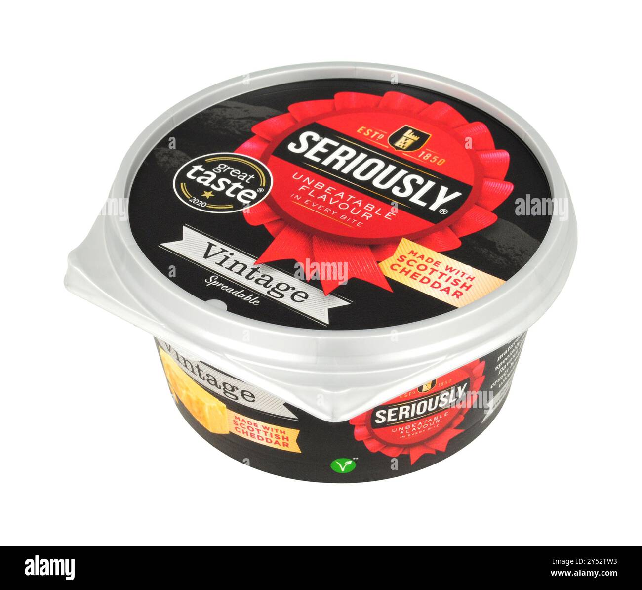 Seriously Strong vintage cheddar cheese spread made with Scottish ...