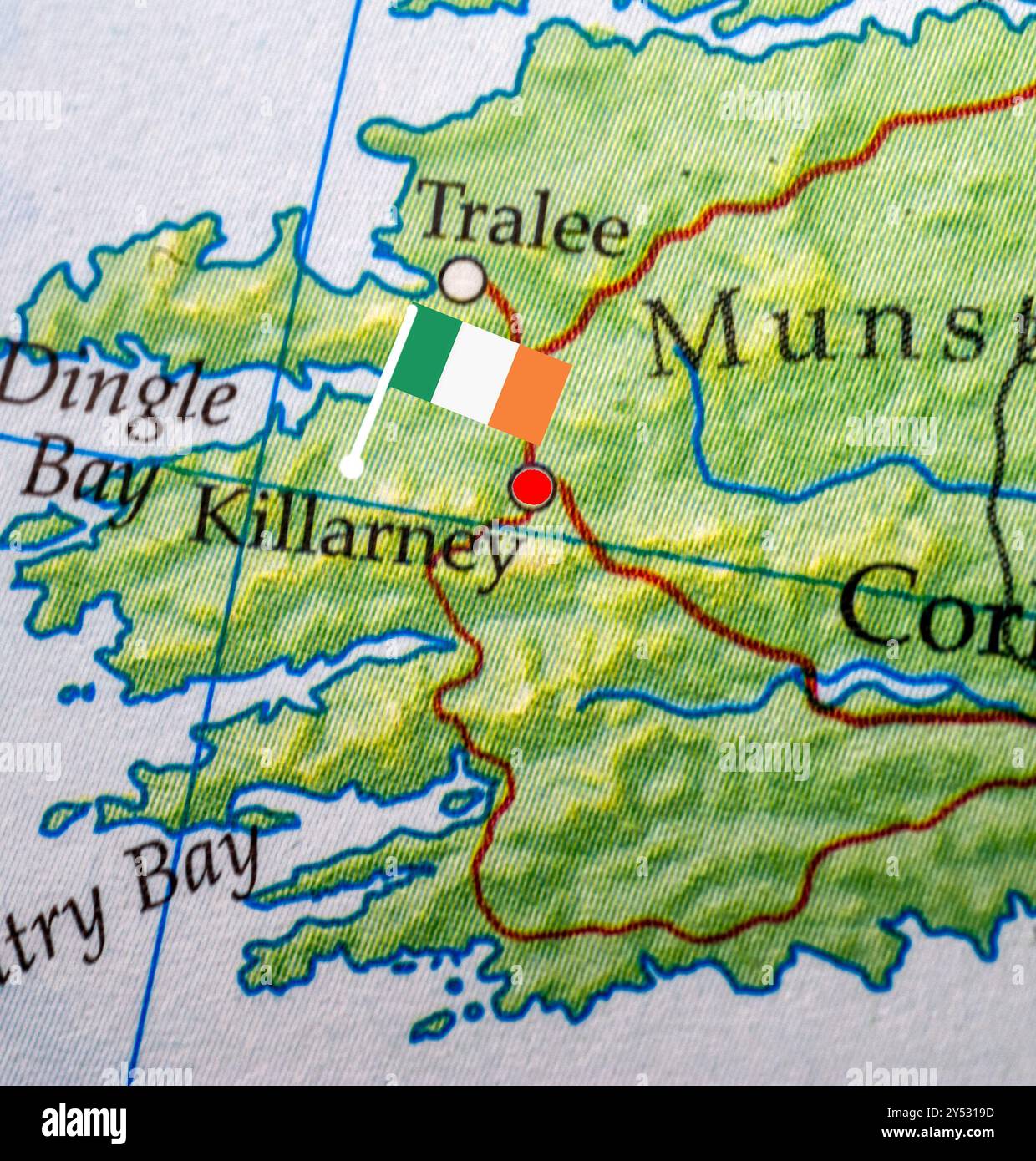 Kerry map hi-res stock photography and images - Alamy
