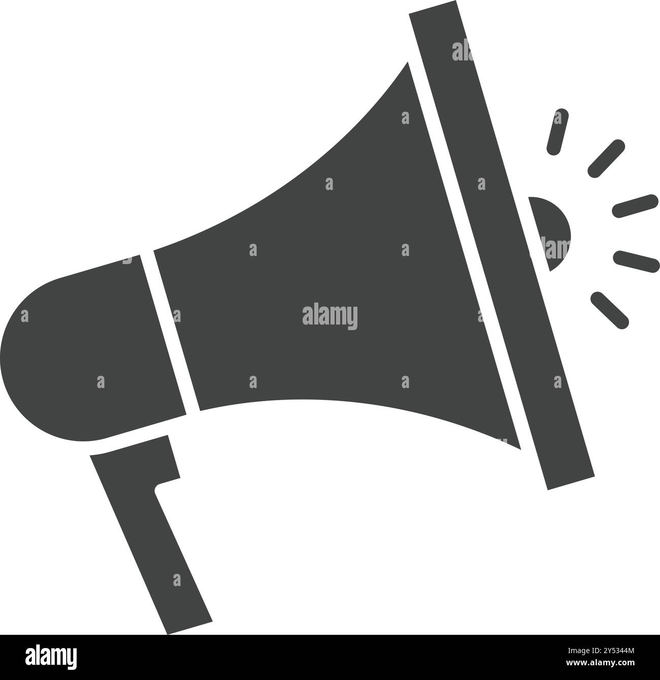 Megaphone icon vector image. Suitable for mobile application web application and print media ...