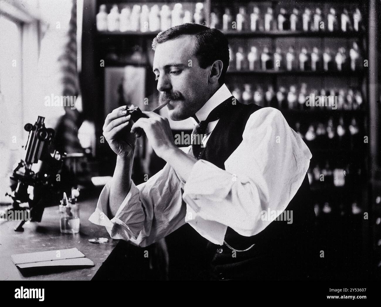 Walter Myers. Photograph, Cambridge, 1900. Walter Myers BSc, MA, MB ...