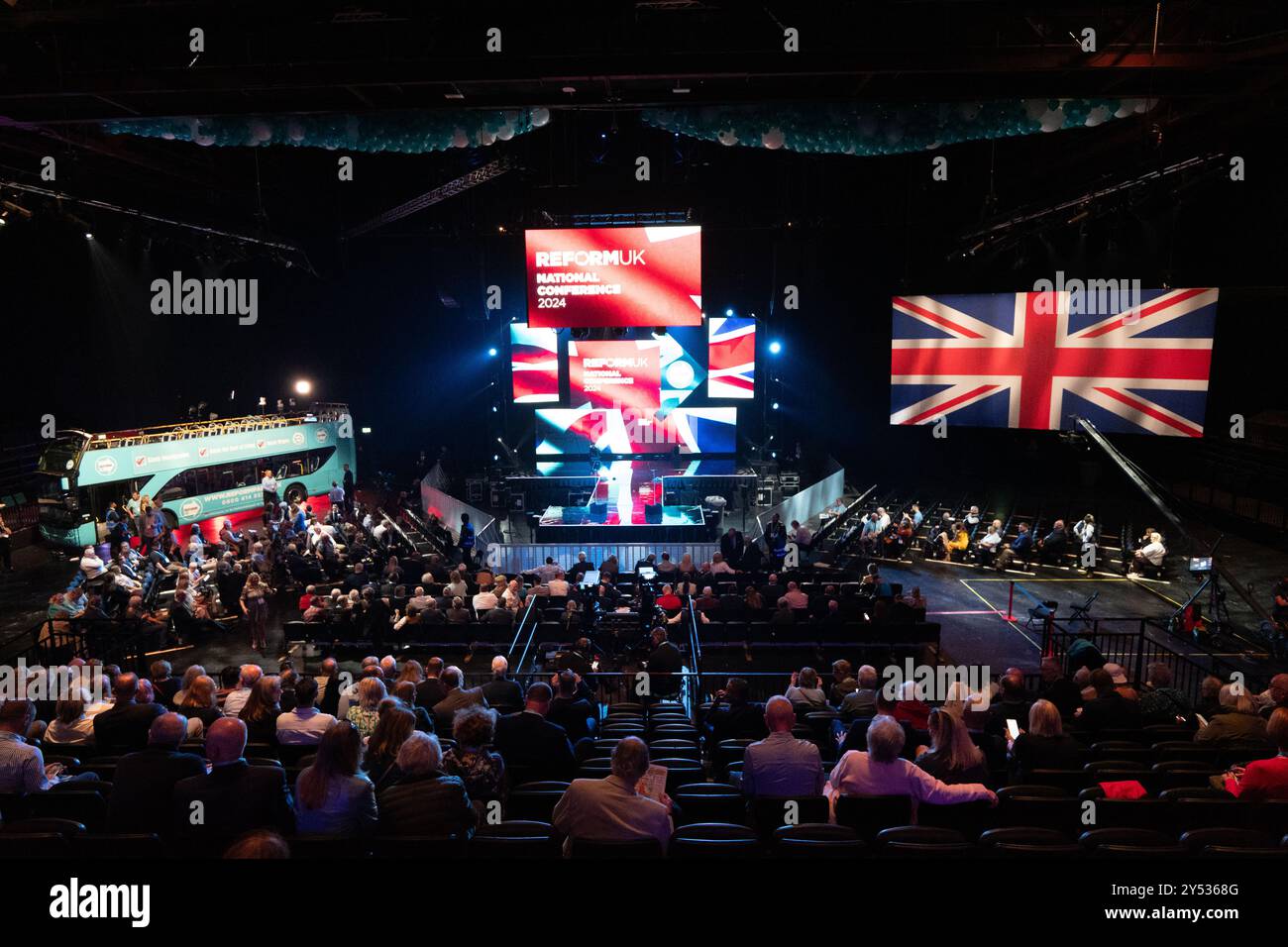 20th September 2024, Birmingham, UK. Reform UK conference 2024. Pulse ...