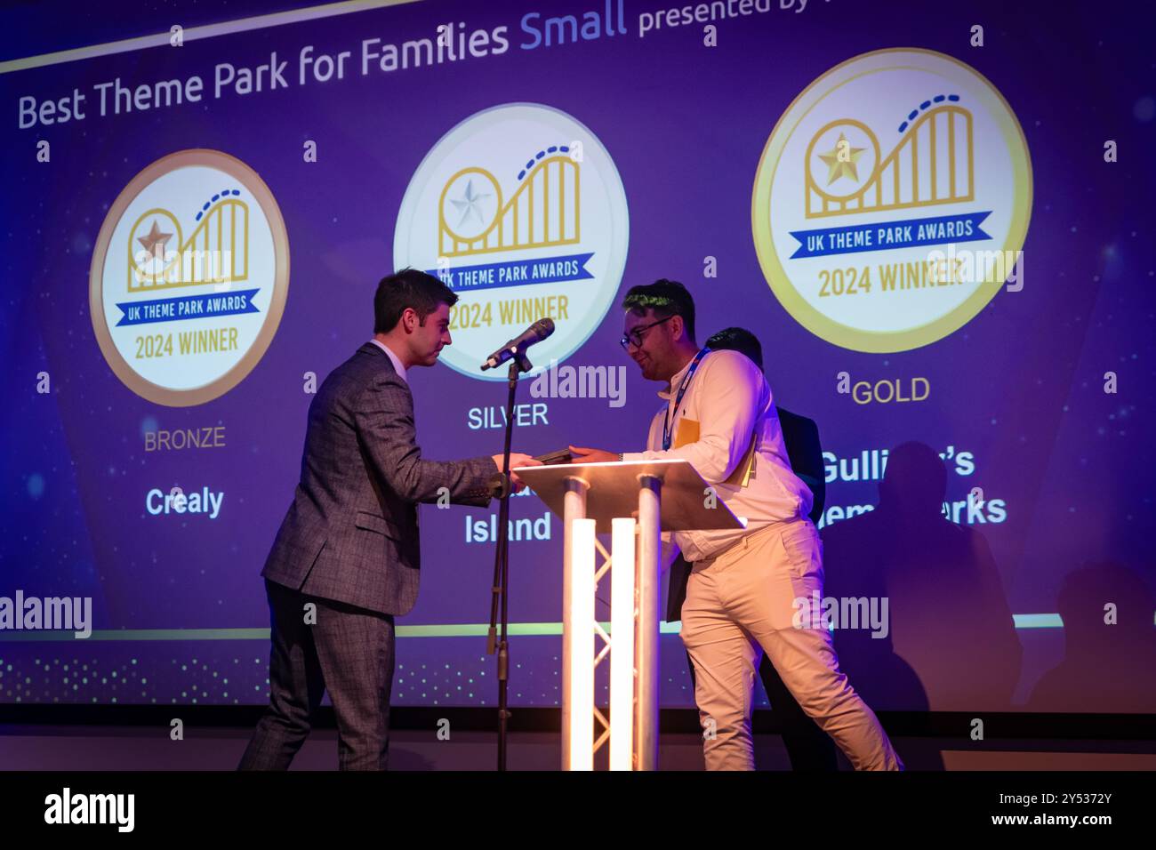 Chertsey, UK. 19th Sep, 2024. The prestigious UK Theme Park Awards take ...