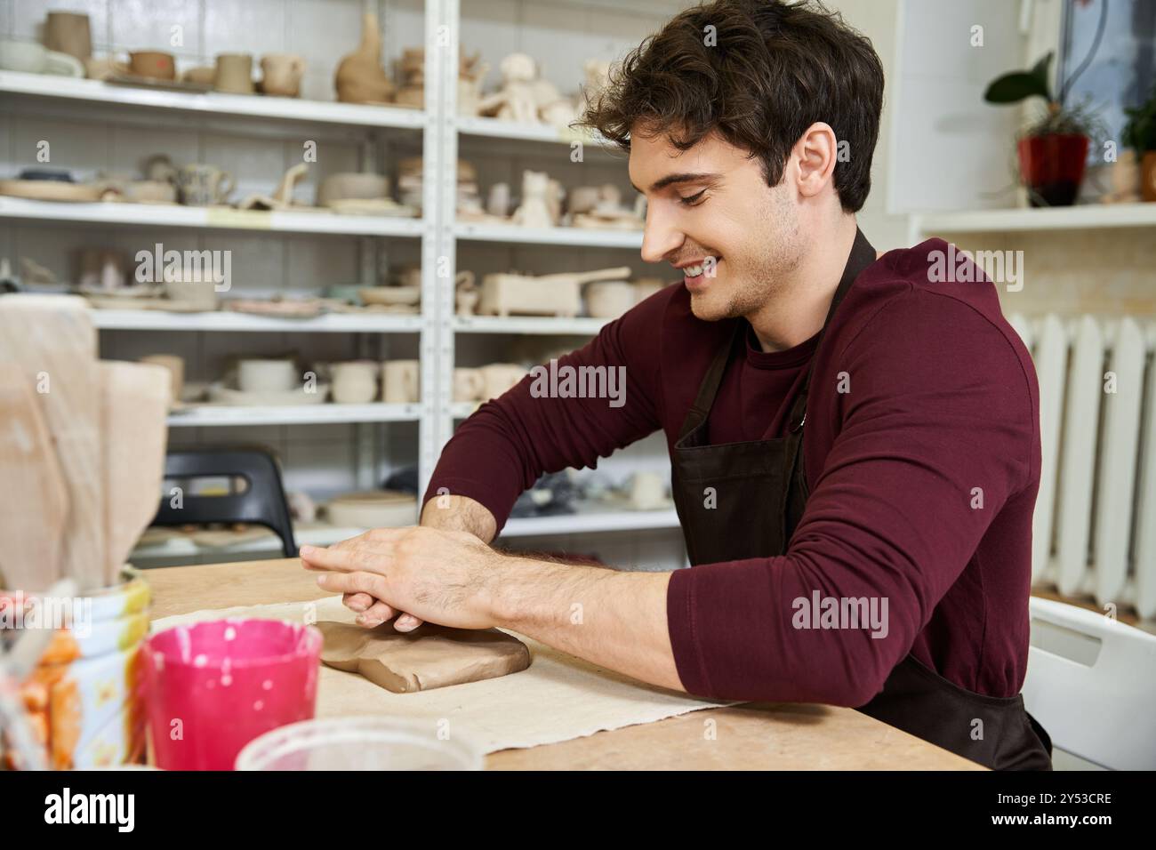 Cheerful crafting hi-res stock photography and images - Alamy