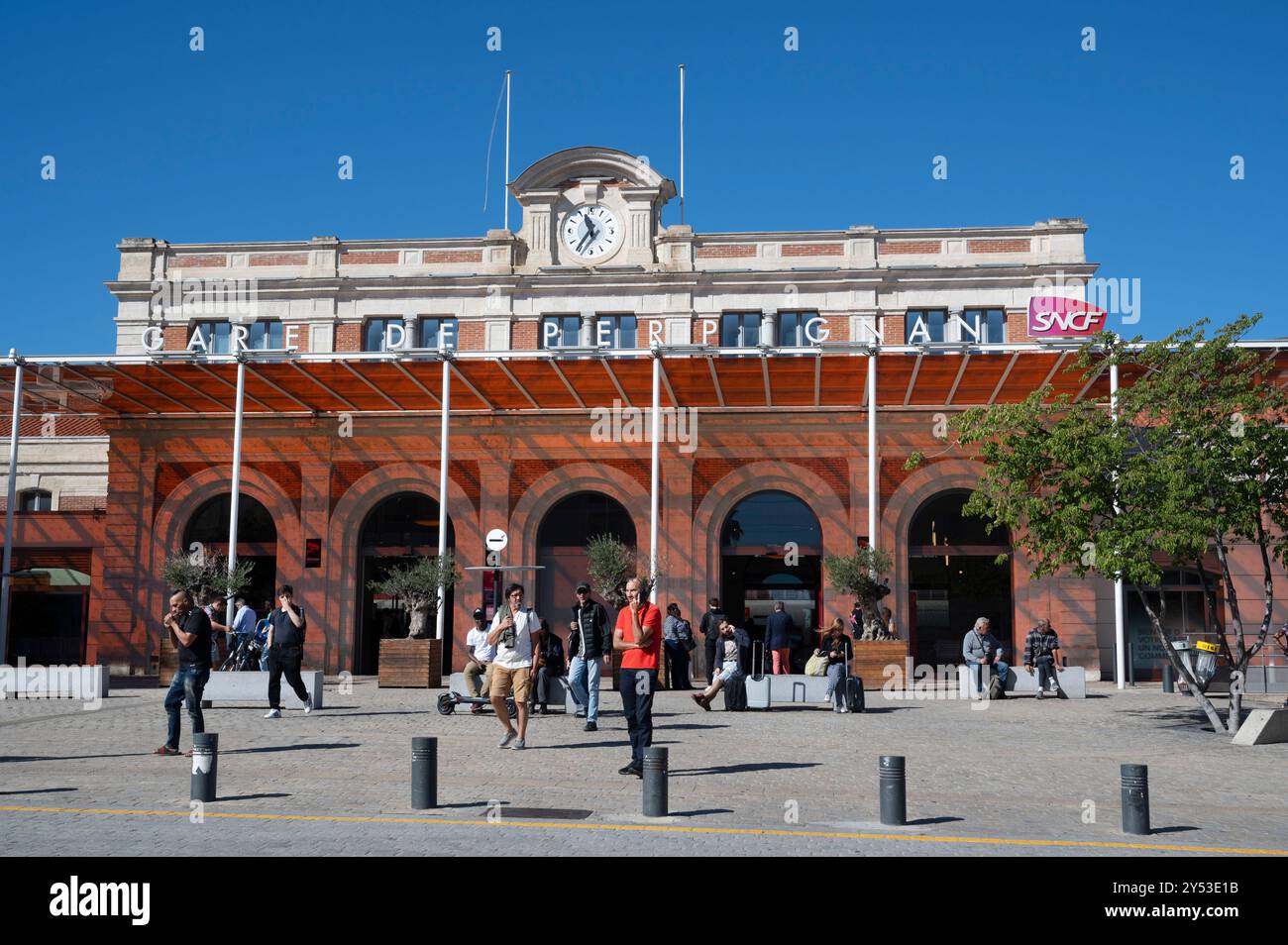Perpignan, France. Train station, called 'The Centre of the World' by ...