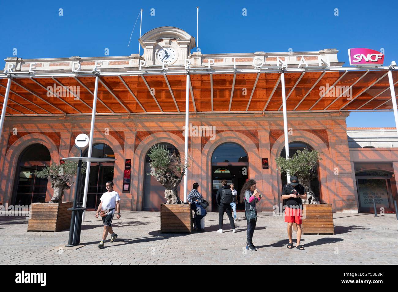 Perpignan, France. Train station, called 'The Centre of the World' by ...