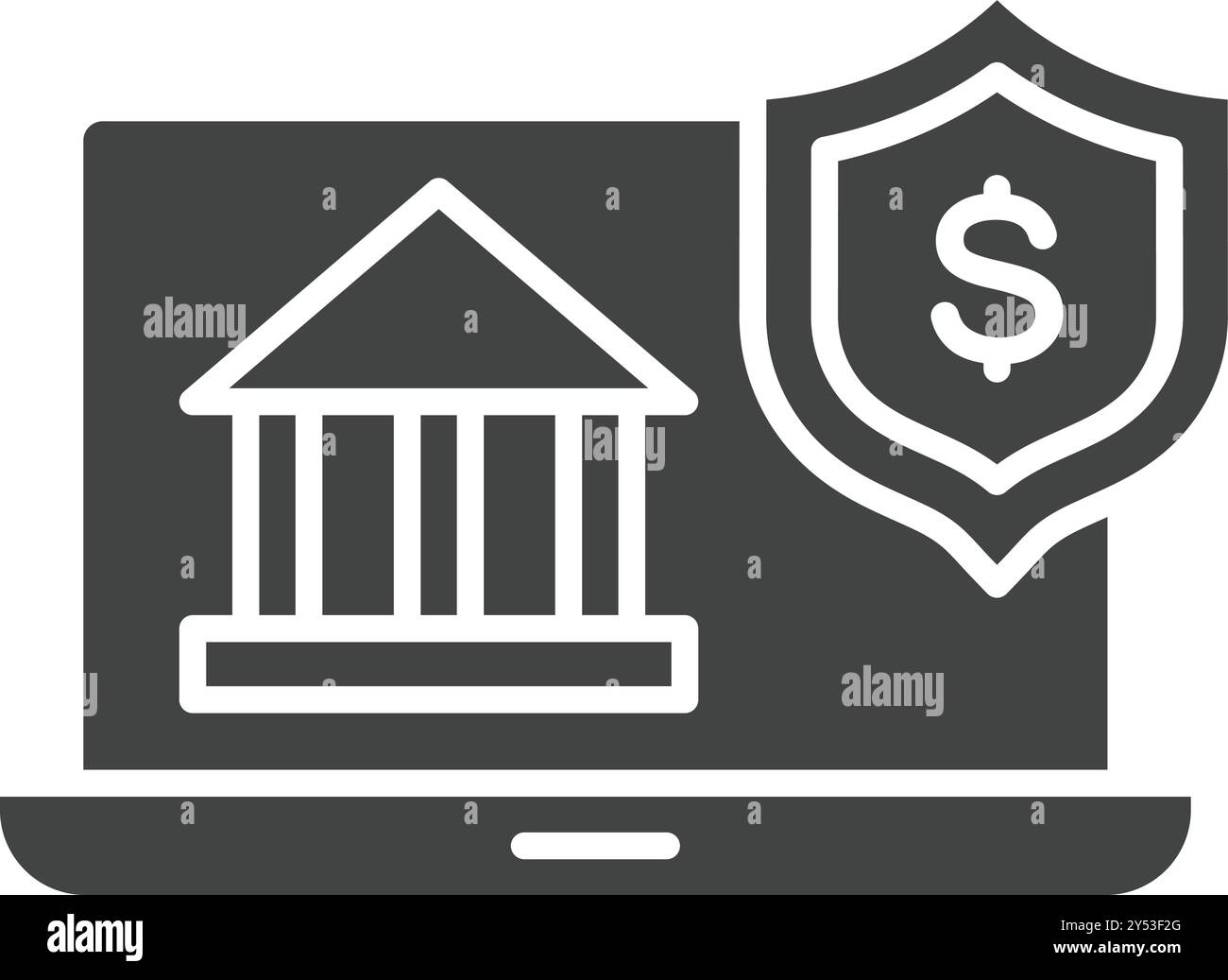 Online Banking Security icon vector image. Suitable for mobile ...