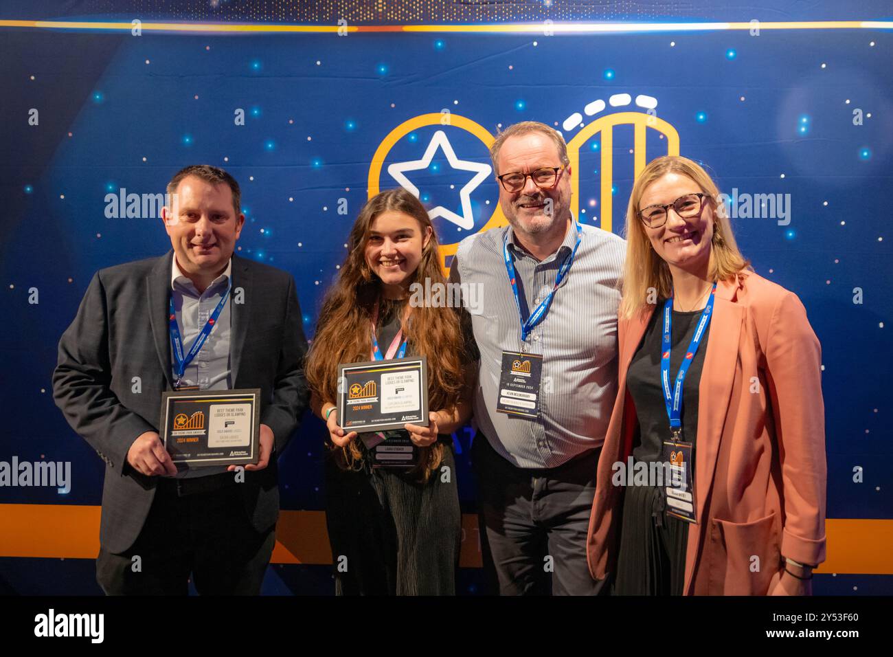 Chertsey, UK. 19th Sep, 2024. The prestigious UK Theme Park Awards take ...