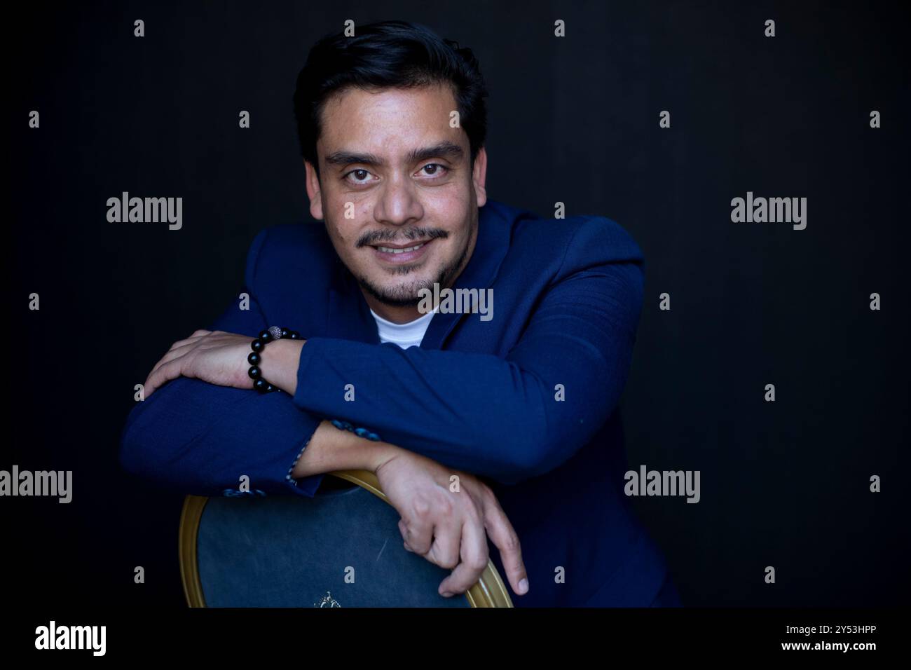 Jayro Bustamante Poses portrait session during the promotion of ...