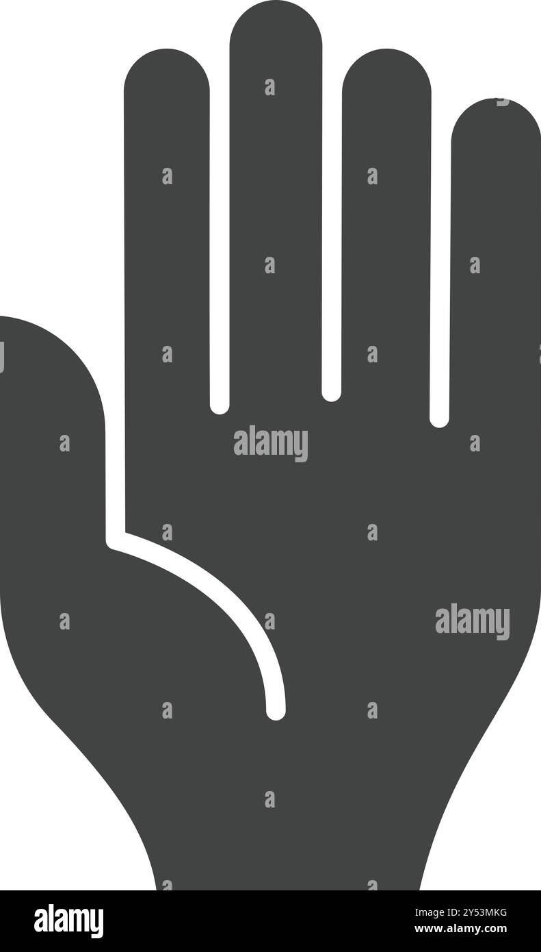 Palm icon vector image. Suitable for mobile application web application and print media Stock ...