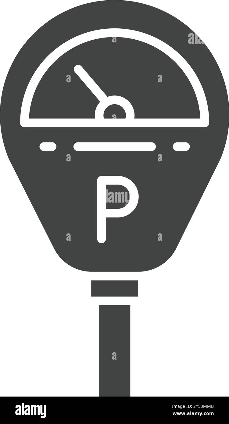 Parking Meter icon vector image. Suitable for mobile application web application and print media ...