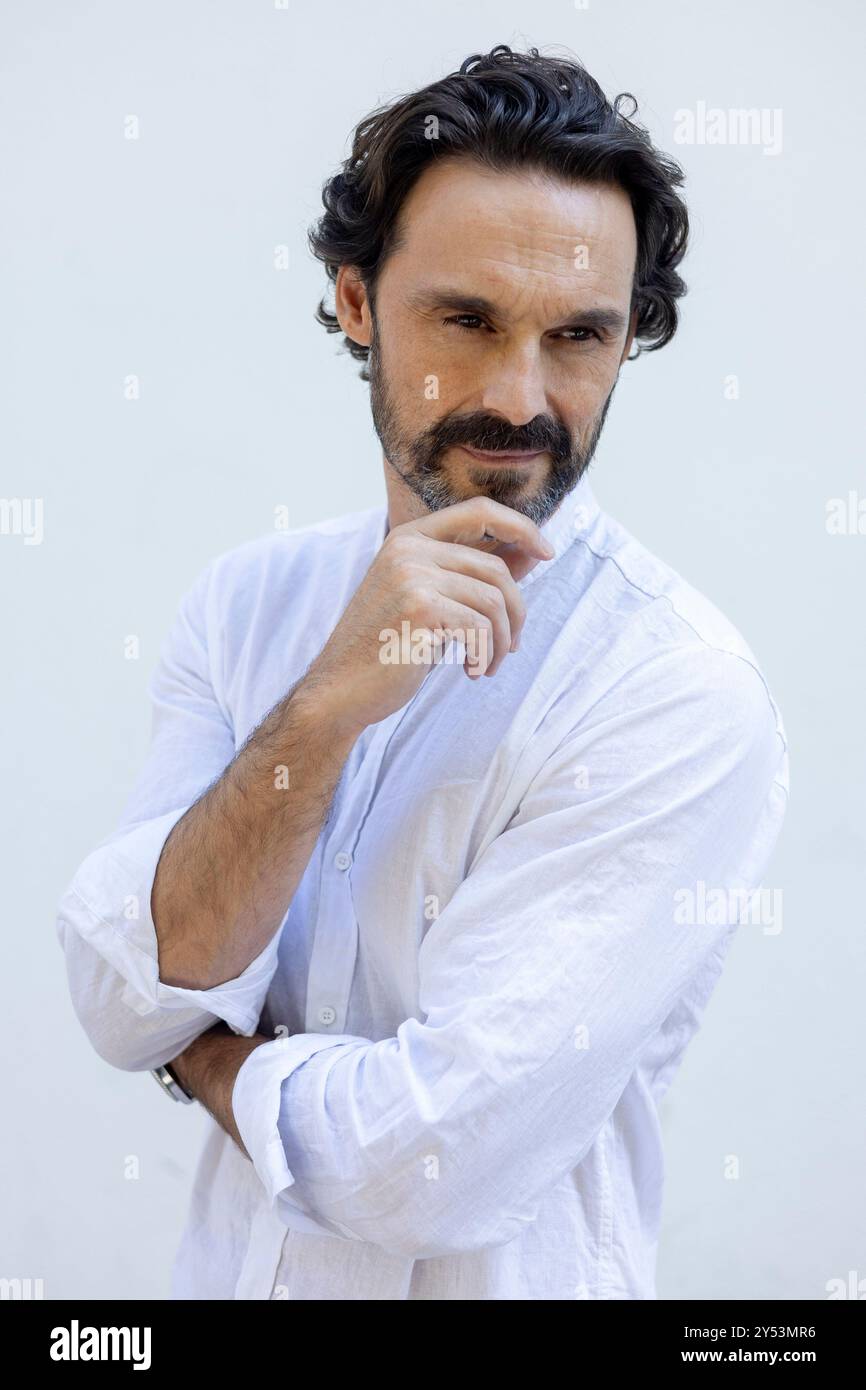 Ivan Sanchez Portrait session during presentation Nueva Tierra at Cine ...
