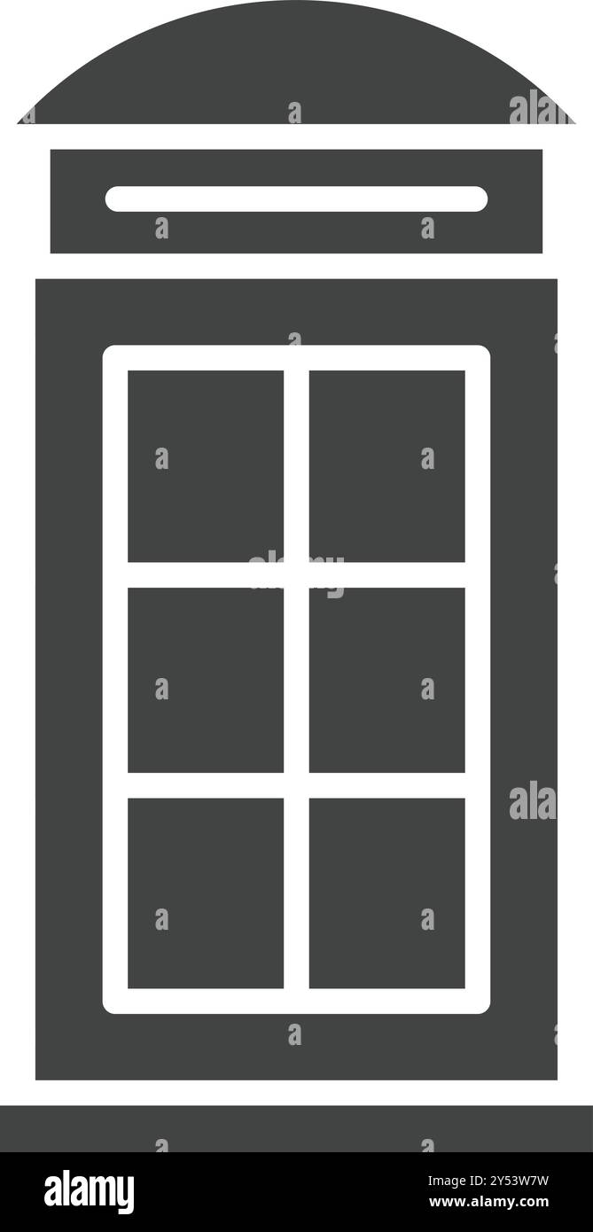 Phone Booth icon vector image. Suitable for mobile application web ...