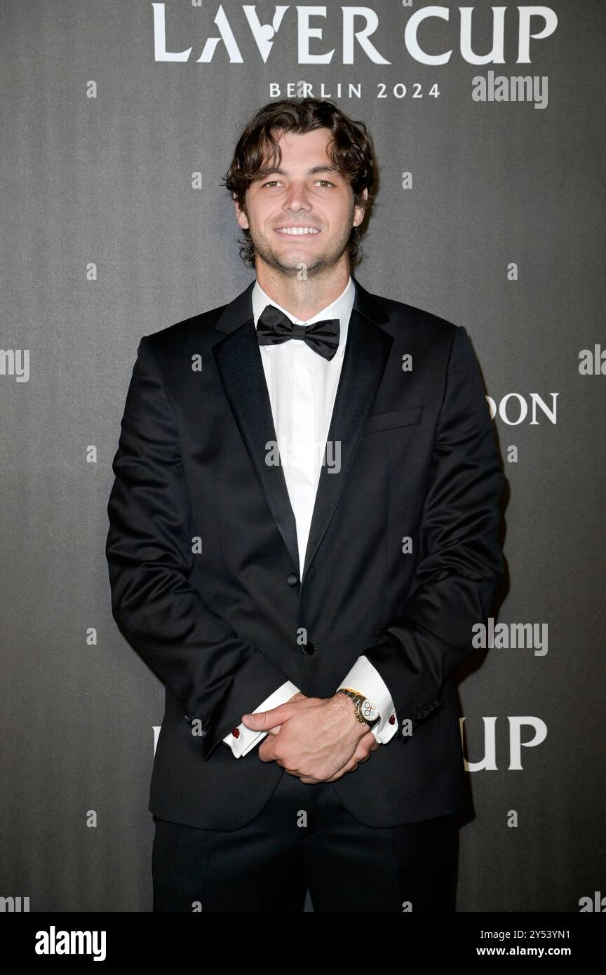 Taylor Fritz bei der Eröffnung des Laver Cup 2024 im Westhafen Event ...