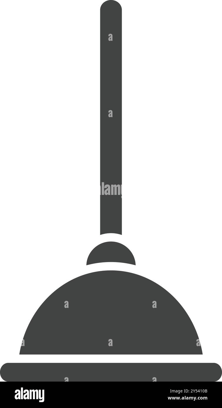 Plunger icon vector image. Suitable for mobile application web application and print media Stock ...