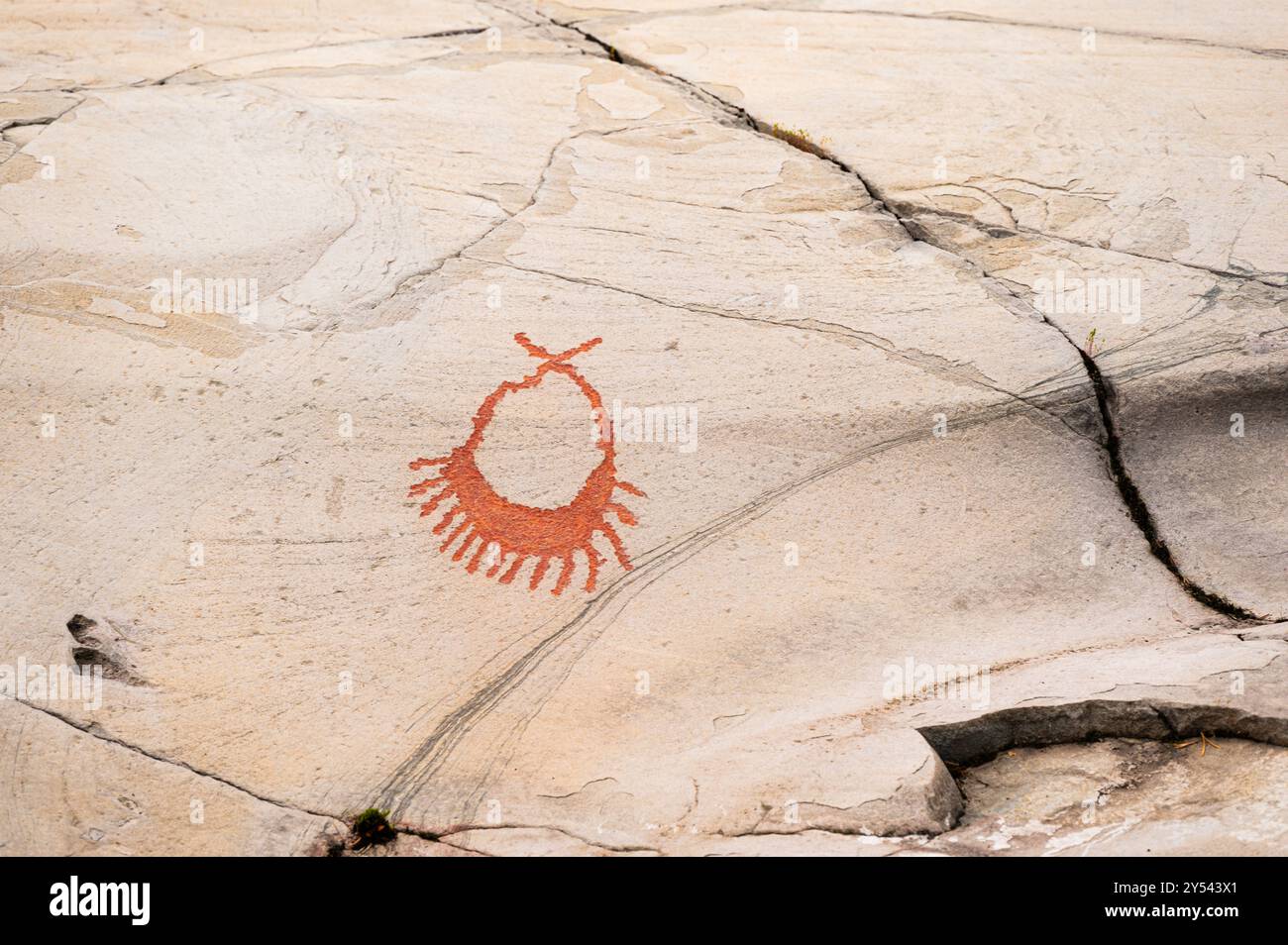 samples of the rock carvings inside the World Heritage Rock Art Centre ...