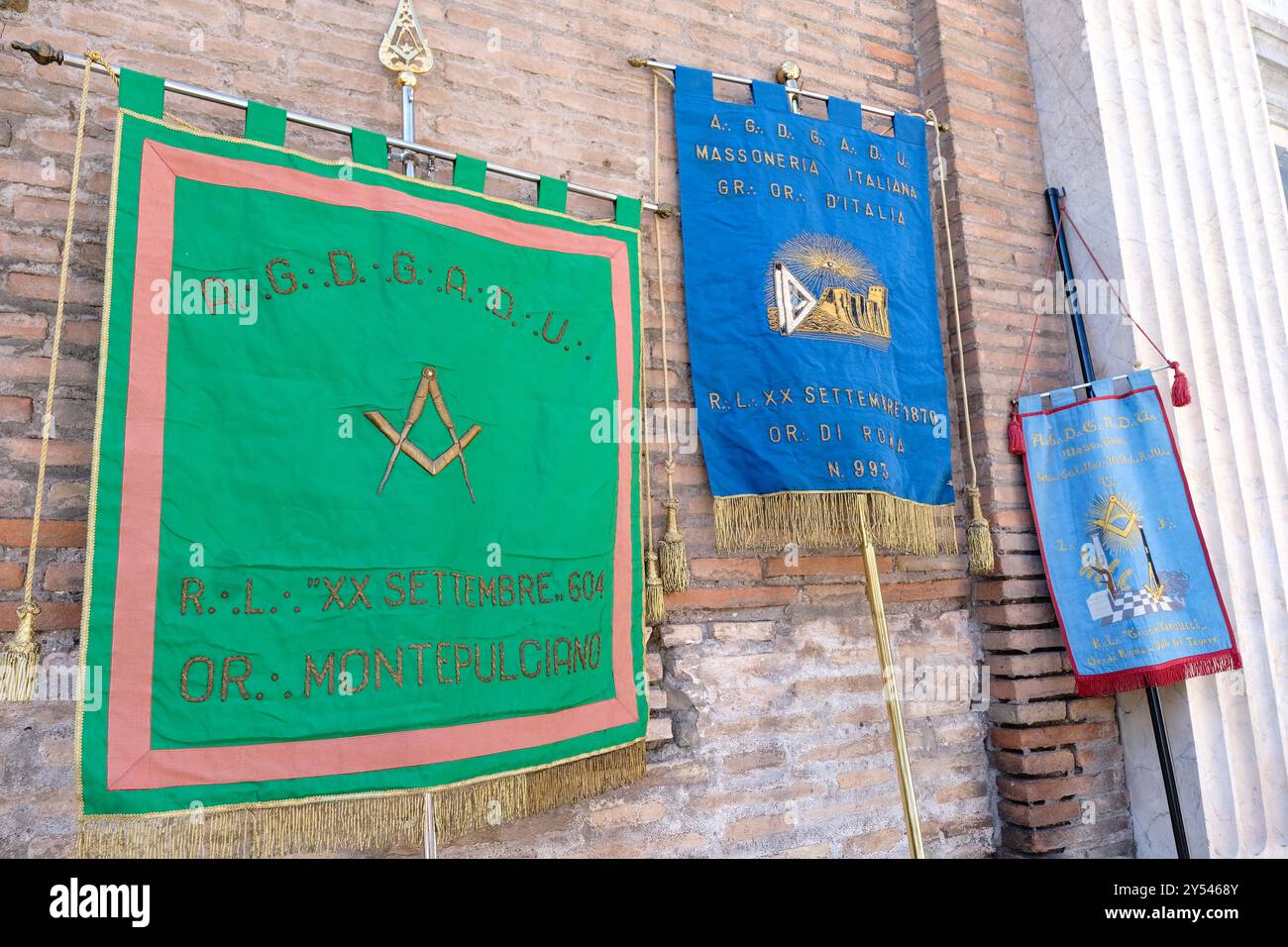 Cerimonia dell' ubbidienza massonica del Grande Oriente d'Italia GOI ...