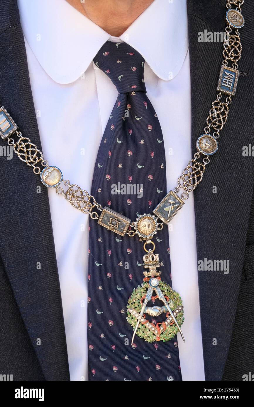 Il Grande Maestro GOI Antonio Seminario in occasione della cerimonia ...