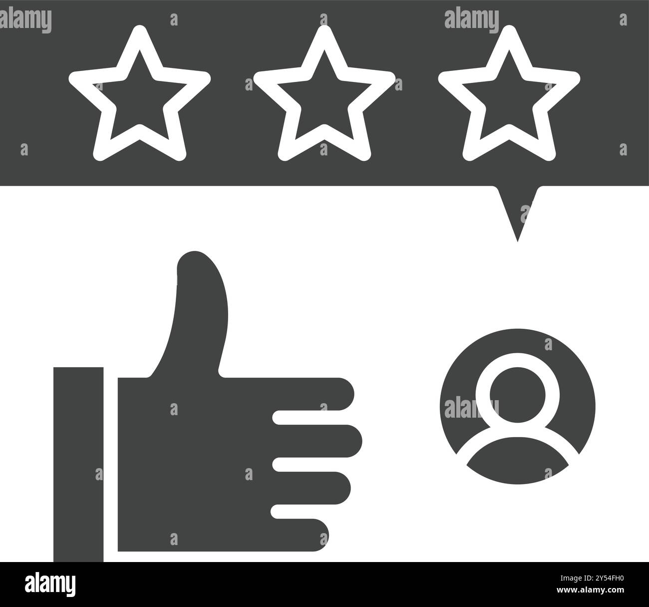 Satisfaction icon vector image. Suitable for mobile application web ...