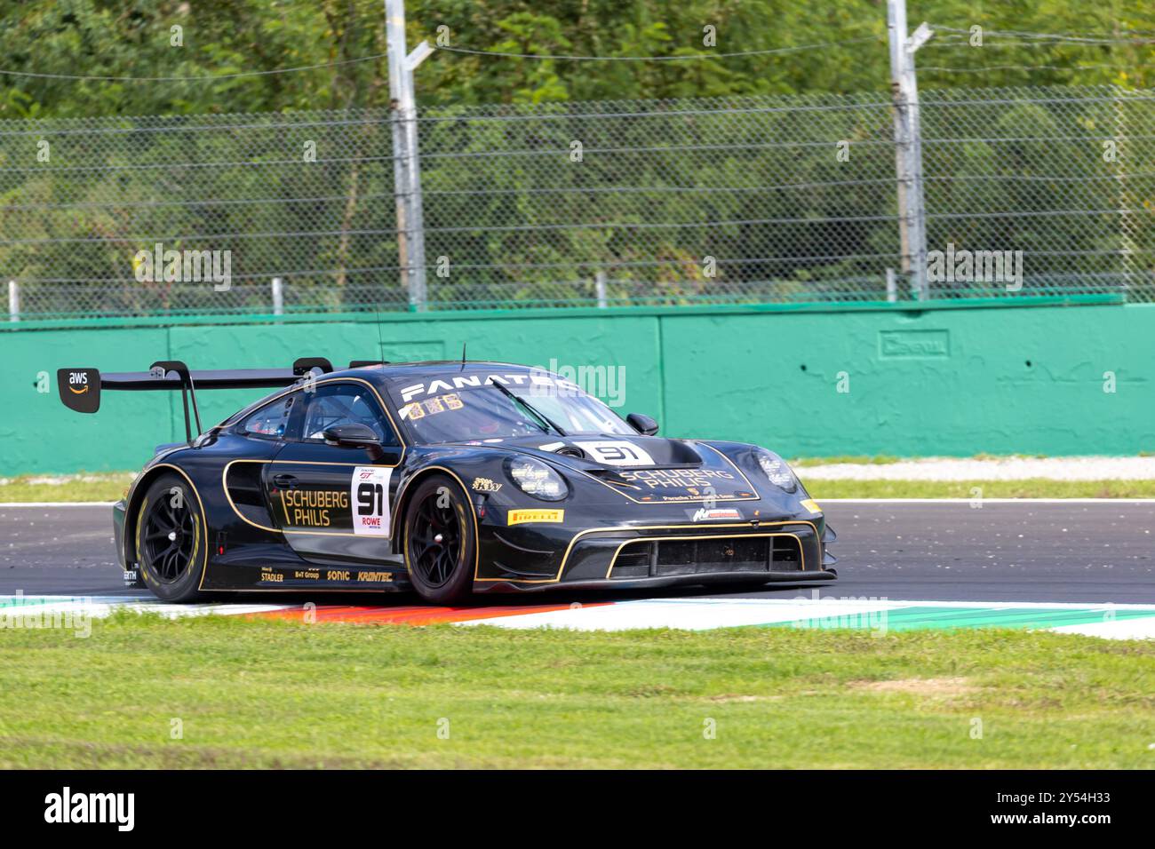 91 Herberth Motorsport - Porsche 911 GT3 R (992) during Fanatec GT ...